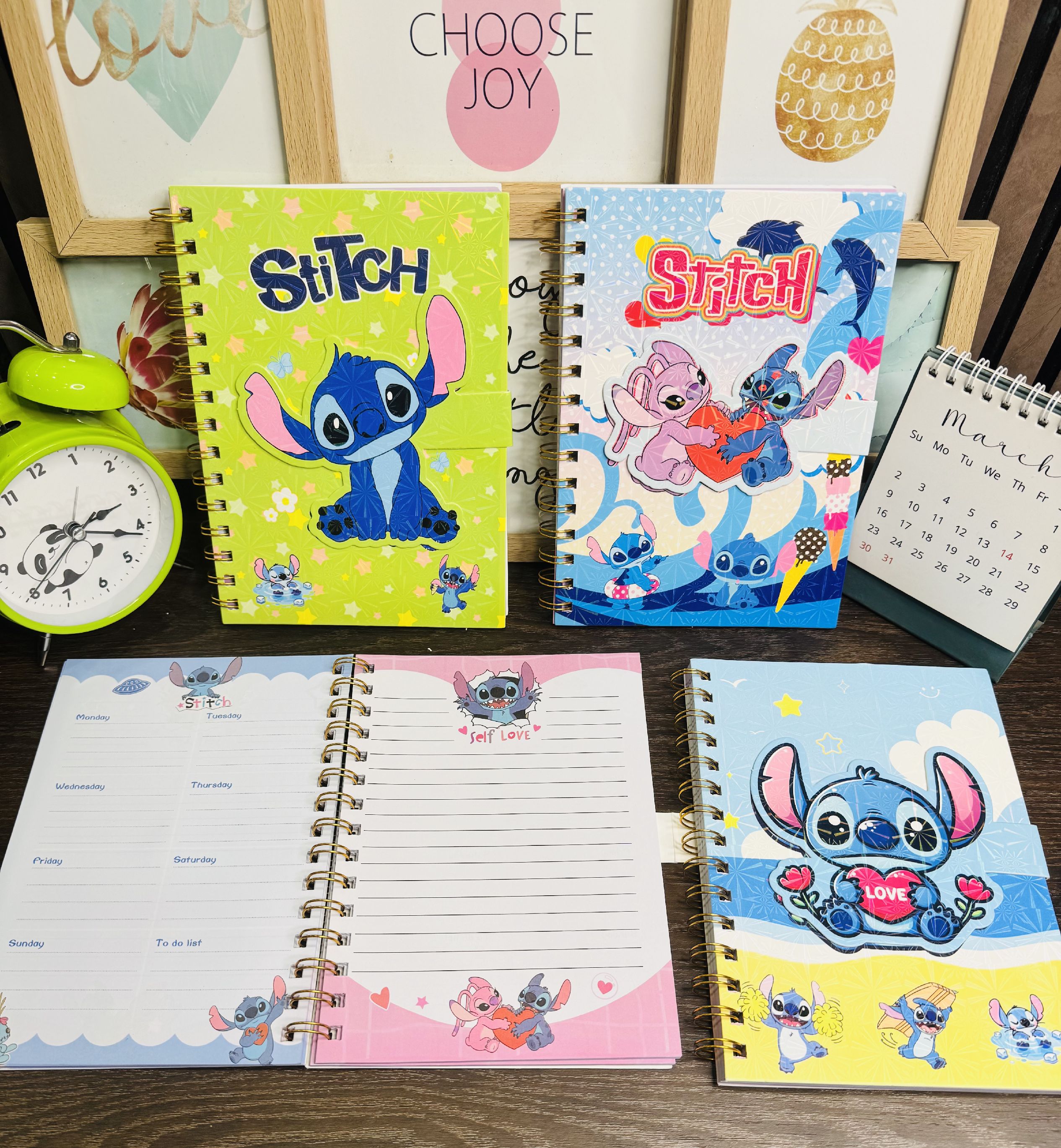Spiral Diary Stitch – Pink Bubble